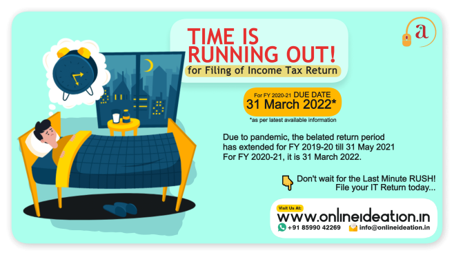 Belated Return Filing For FY 2020-21 - Due Date 31 March 2022 ...