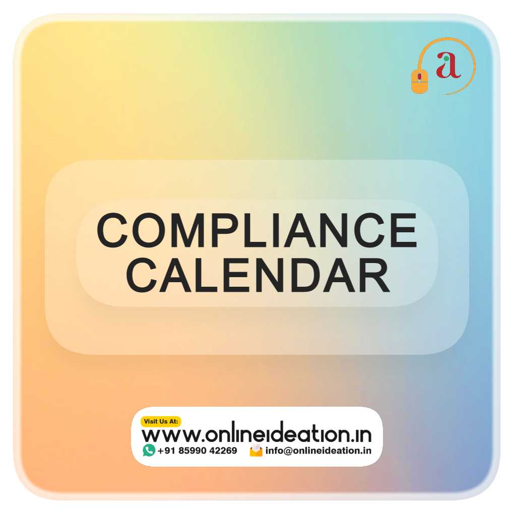 Compliance Calendar | Onlineideation