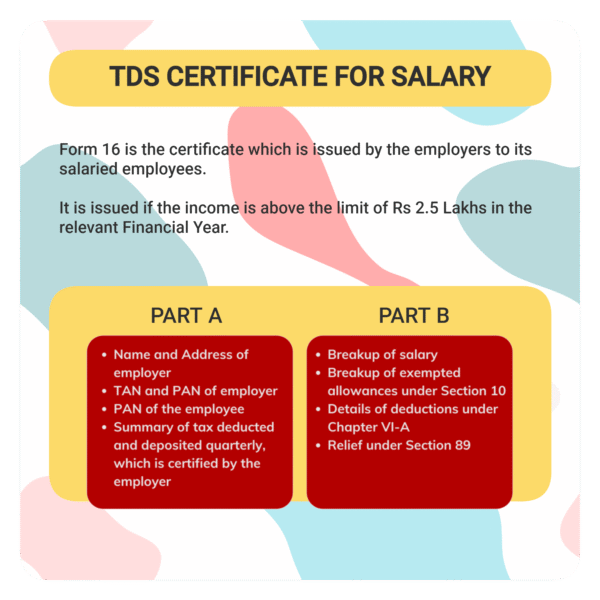 Different Types of TDS Certificates - All You Need To Know | Onlineideation